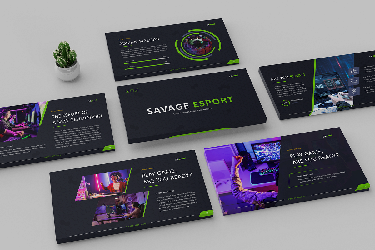 PowerPoint Gaming Presentation by Artificer on Dribbble