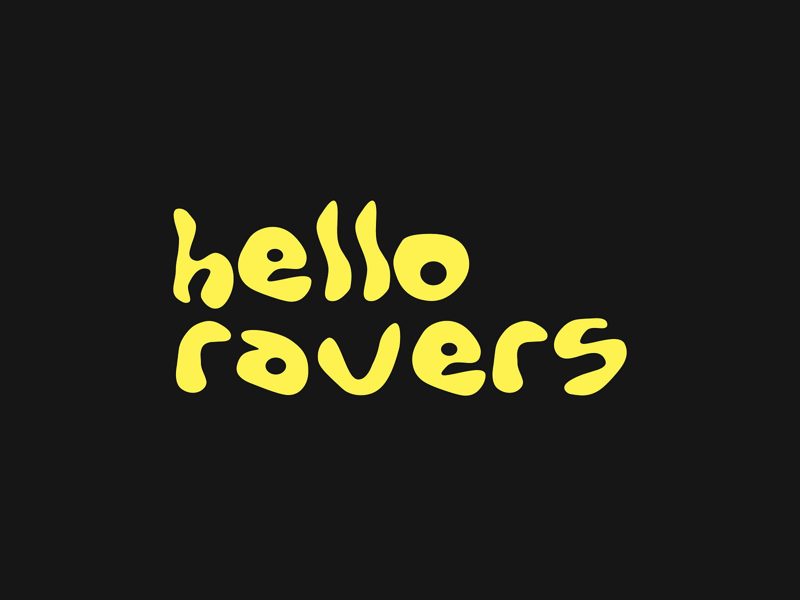 Hello Ravers logo by Marius on Dribbble