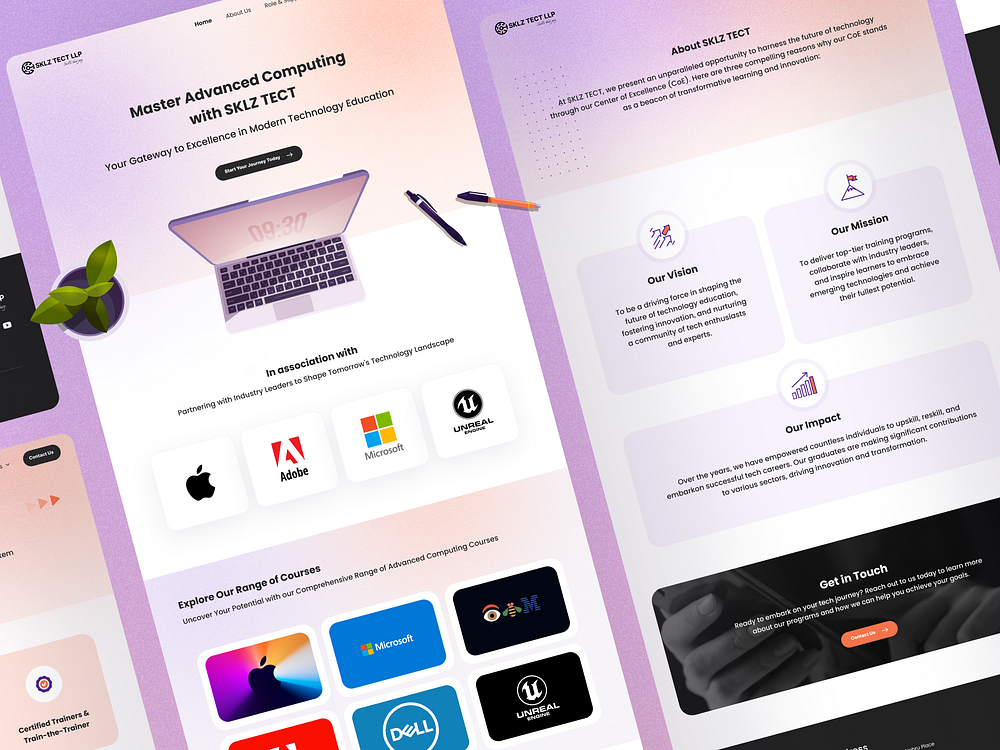 Edtech UI designs, themes, templates and downloadable graphic elements ...