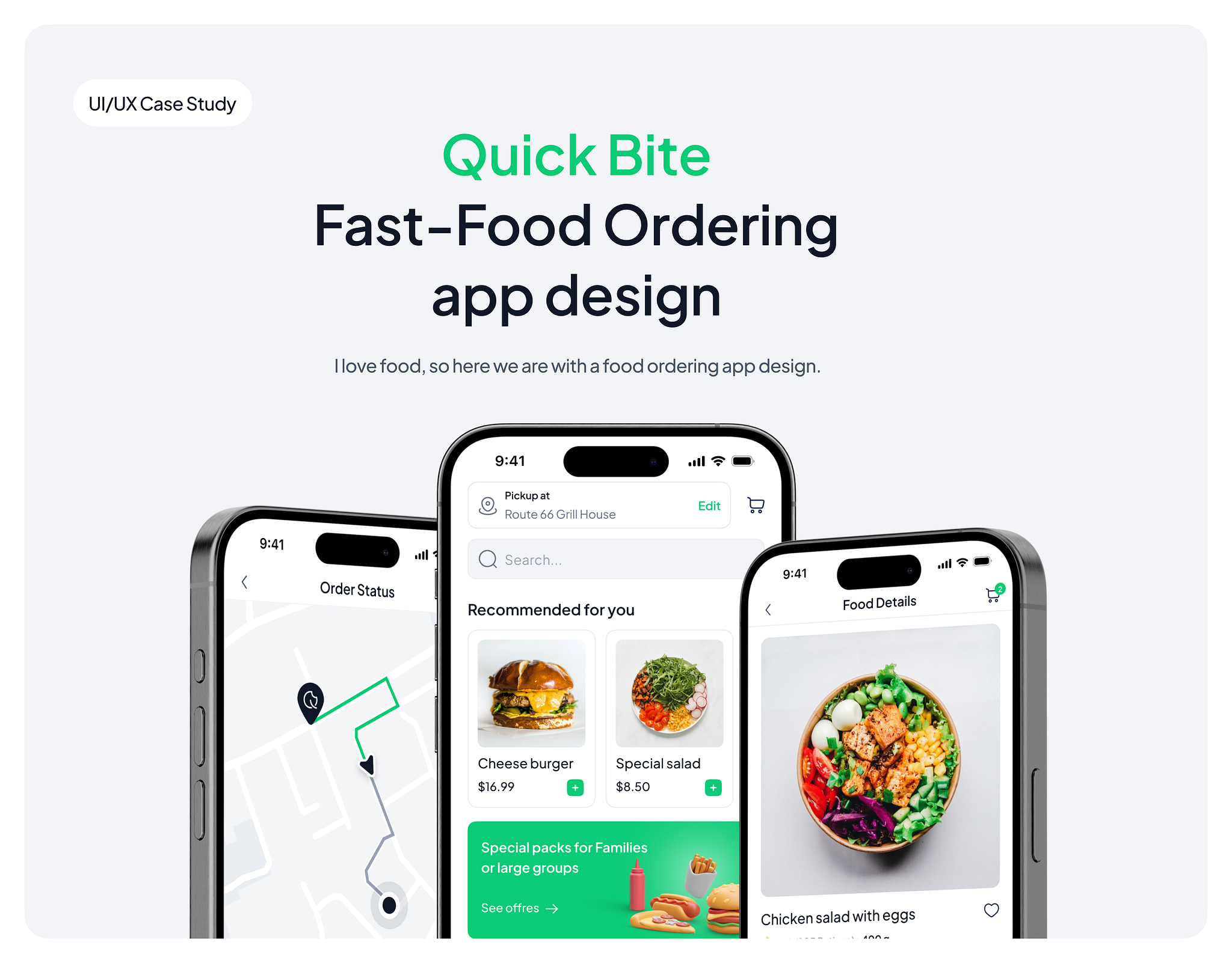 Quick Bite - UX Case Study - Food ordering app by Fateme Zafarpour on ...