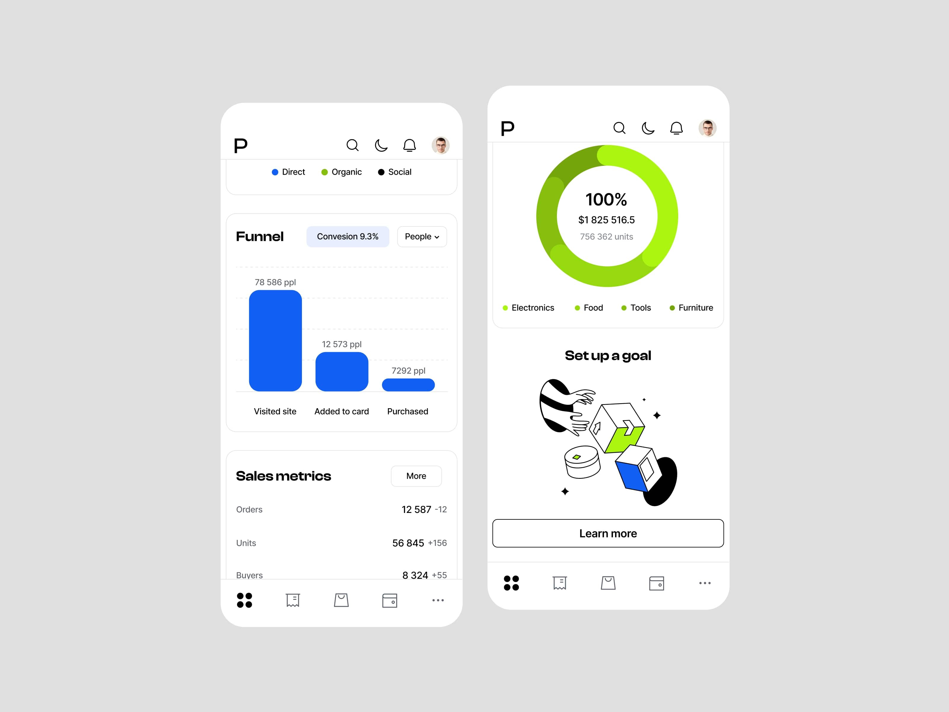 The Profity styleguide by Taras Migulko for Emote on Dribbble
