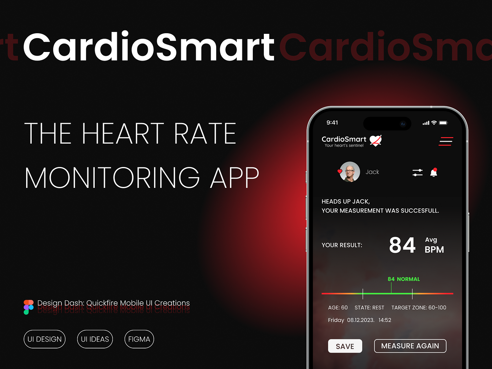 UI design: CardioSmart App by Roland Richard Toth on Dribbble