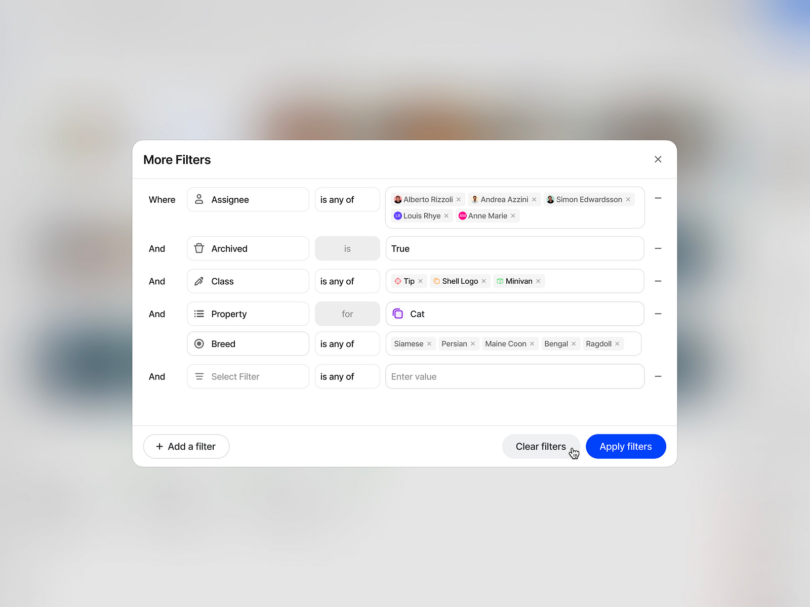 Conditional Filtering by Paul Faivret on Dribbble Conditional Filtering by Paul Faivret on Dribbble