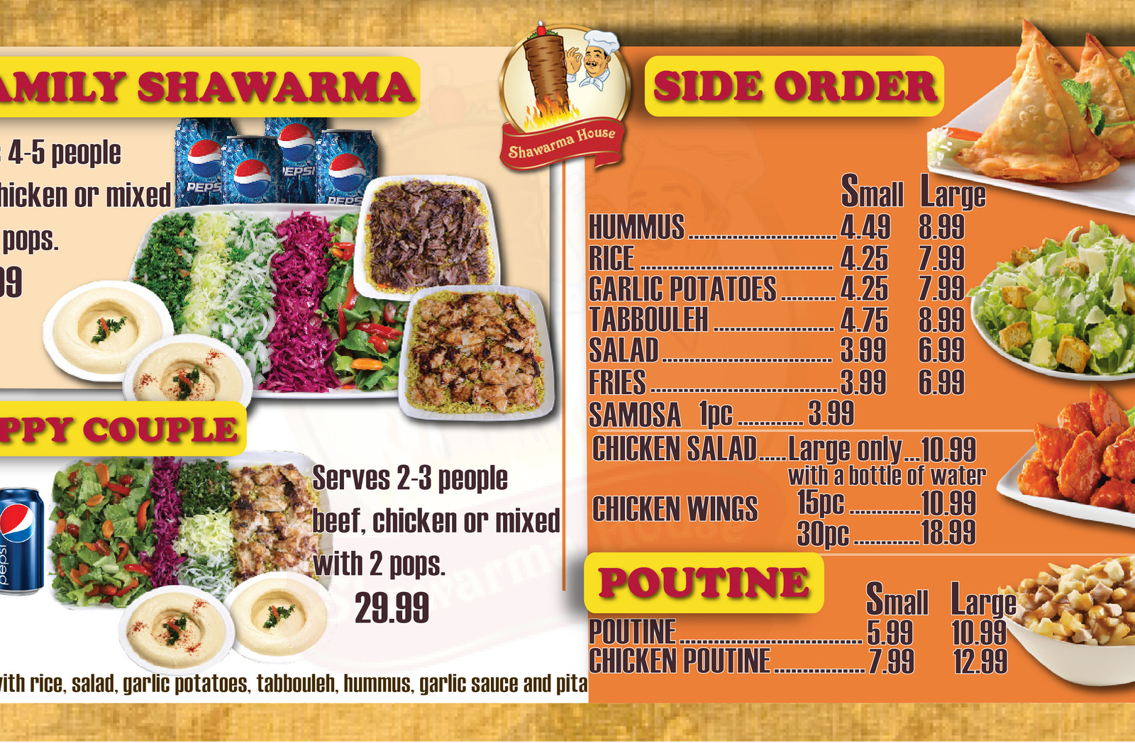 Menu for restaurant screen by Ismaël Kabore on Dribbble