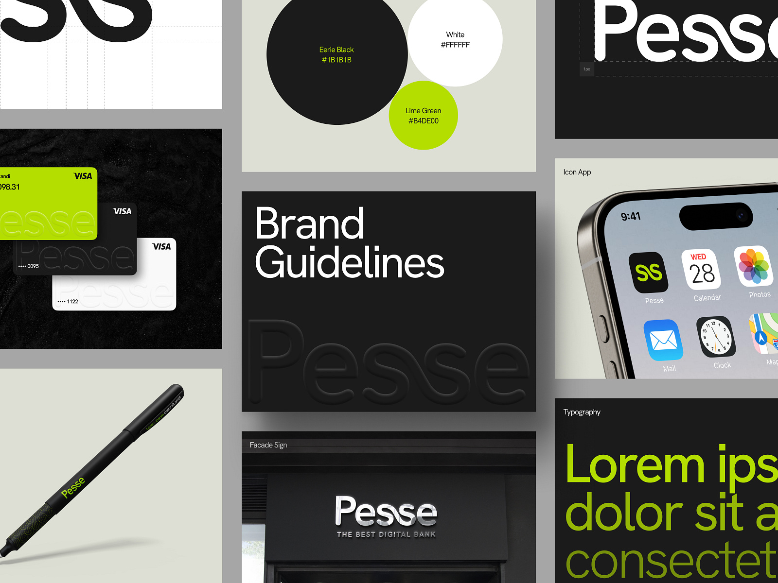 Pesse Brand Guidelines by Rijal on Dribbble
