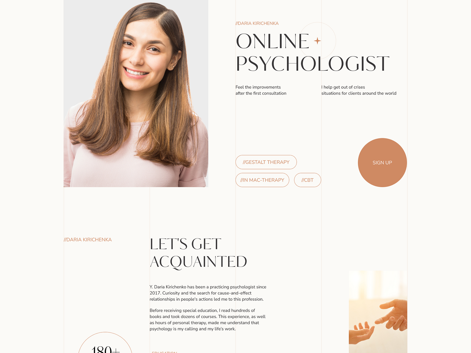 Psychologist Website Template by Debuggers Studio on Dribbble