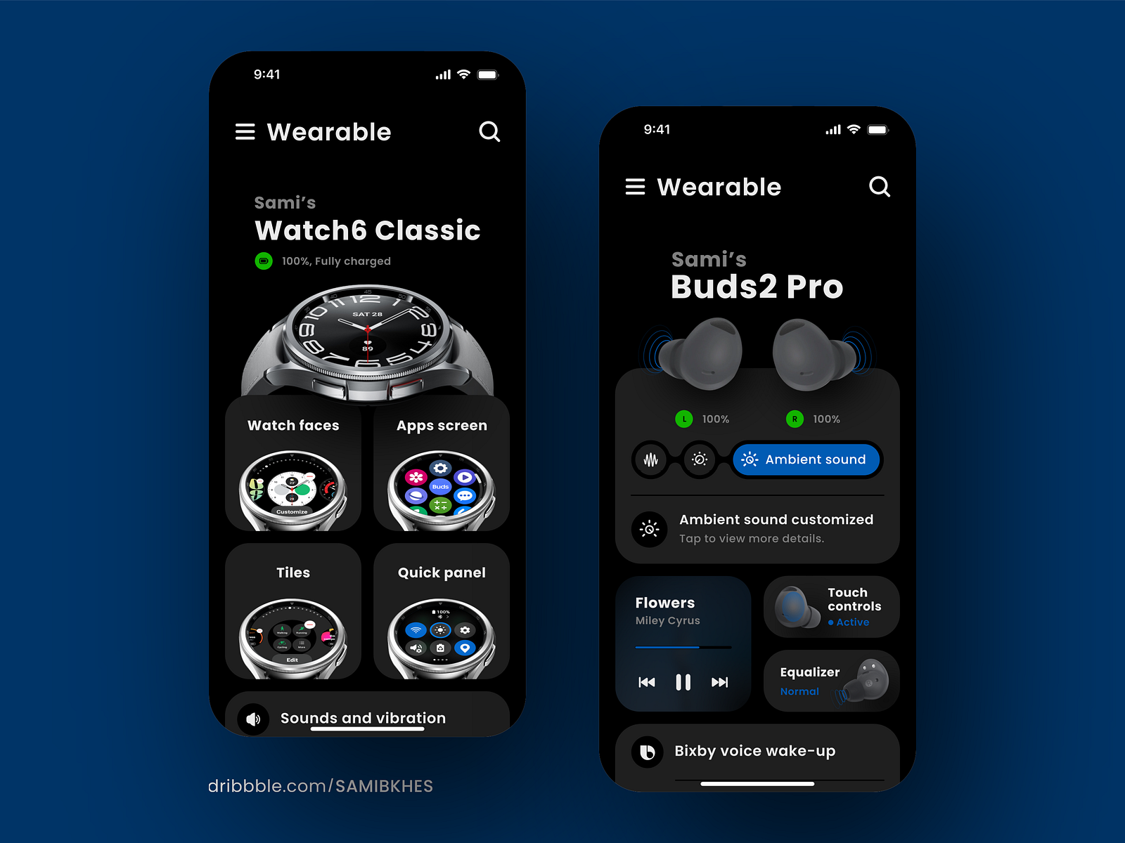 Galaxy Wearable Redesign by Sami Bkhes on Dribbble Galaxy Wearable Redesign by Sami Bkhes on Dribbble
