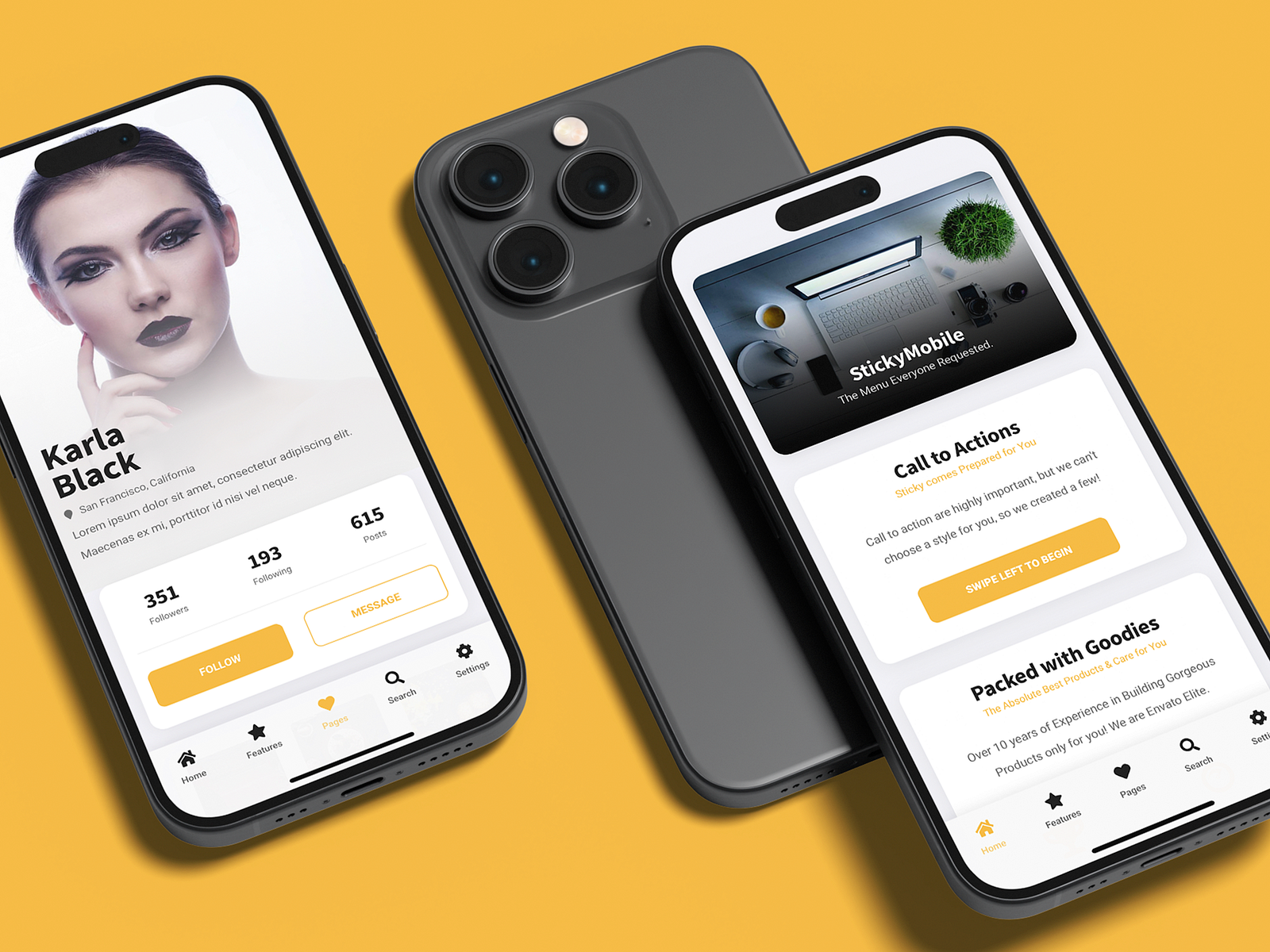 Sticky Mobile | Mobile Kit & PWA - Web App Template by Enabled on Dribbble