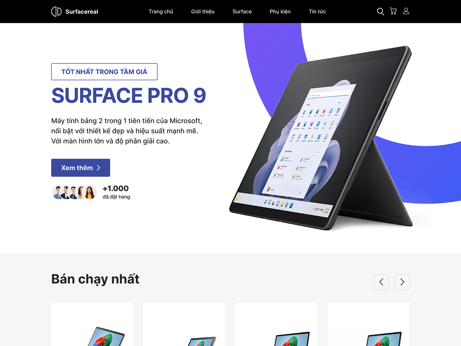 Surfacereal - Sell Surface Website by Truong Huy on Dribbble
