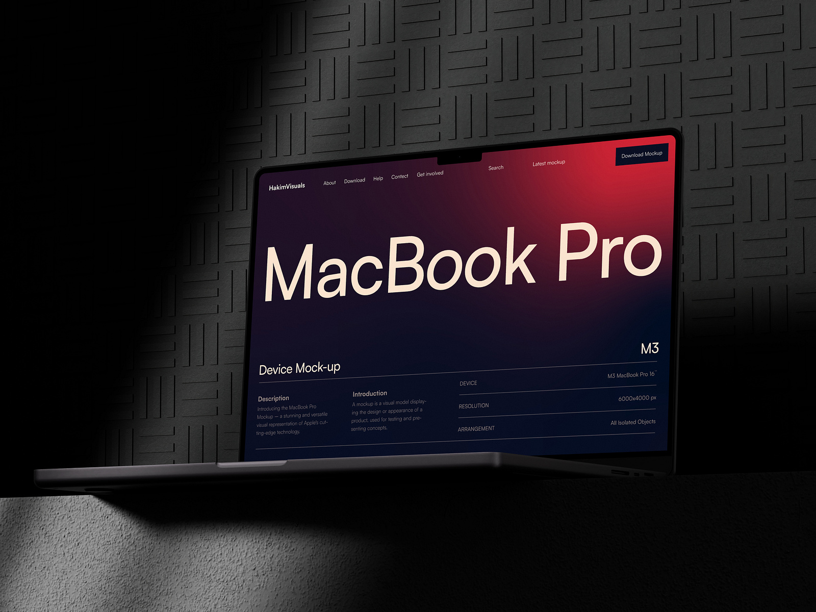 MacBook Pro Mockup by Hakim Visuals on Dribbble