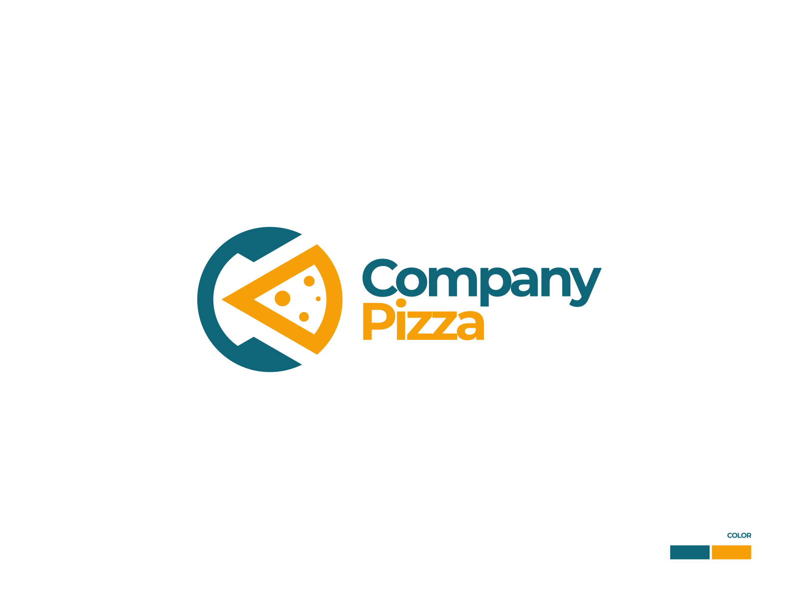 Company Pizza Logo by artno_graphic on Dribbble