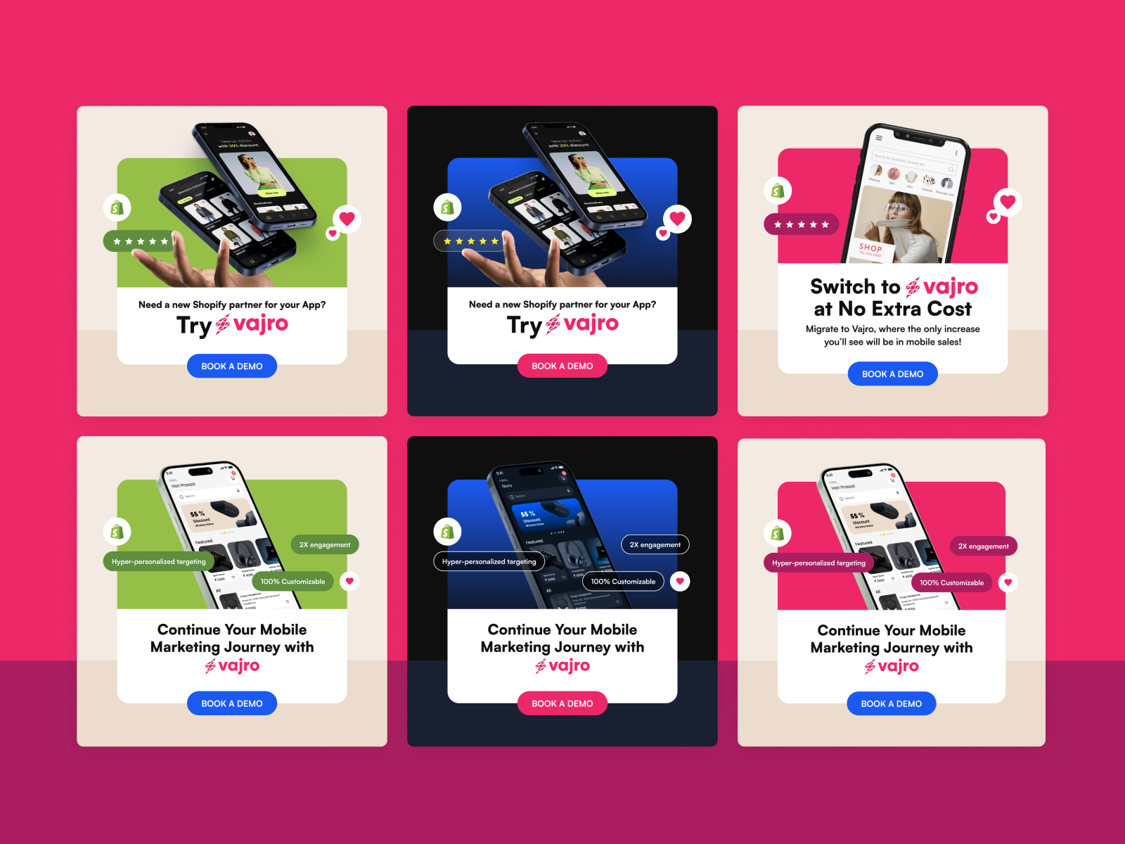 Vajro Ad Creatives by TripleDart Digital on Dribbble