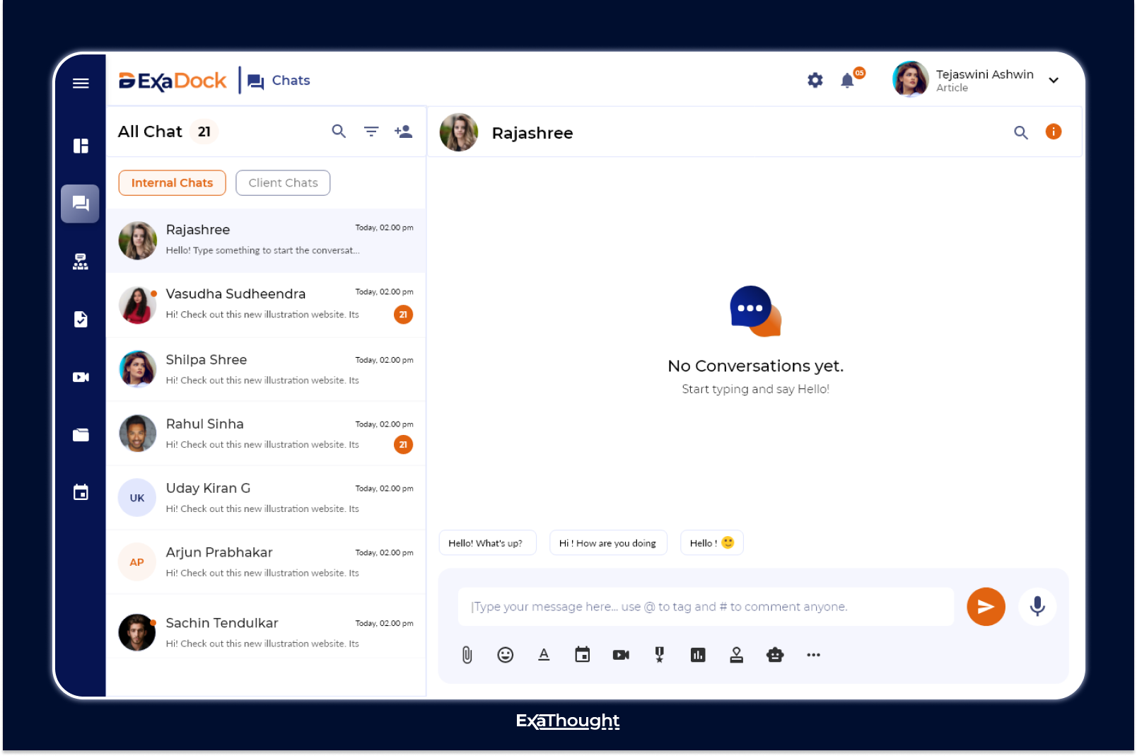 Chat Management | Revolutionizing Conversations: UI Excellence by eka ...