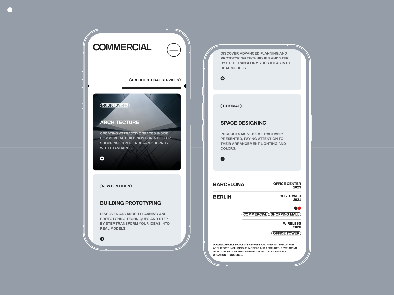 COMMERCIAL - Website Concept by Tomasz Mazurczak for Studio Design on ...