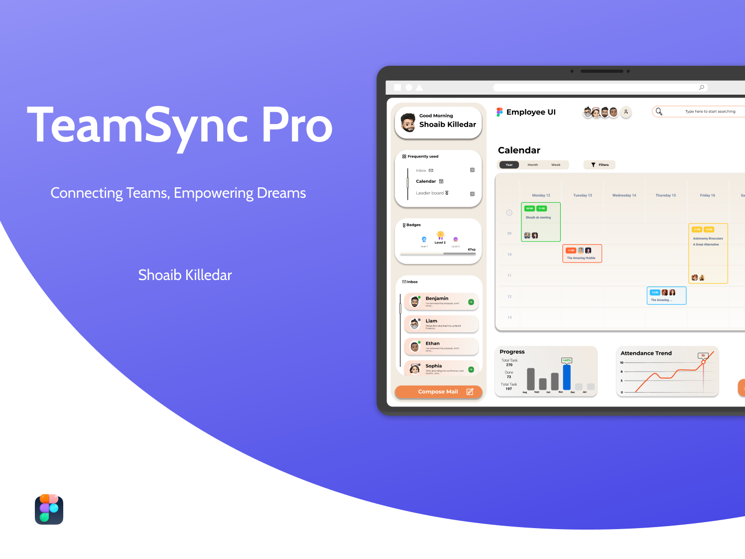 TeamSync Pro (Connecting Teams, Empowering Dreams by UX_Shoaib on Dribbble