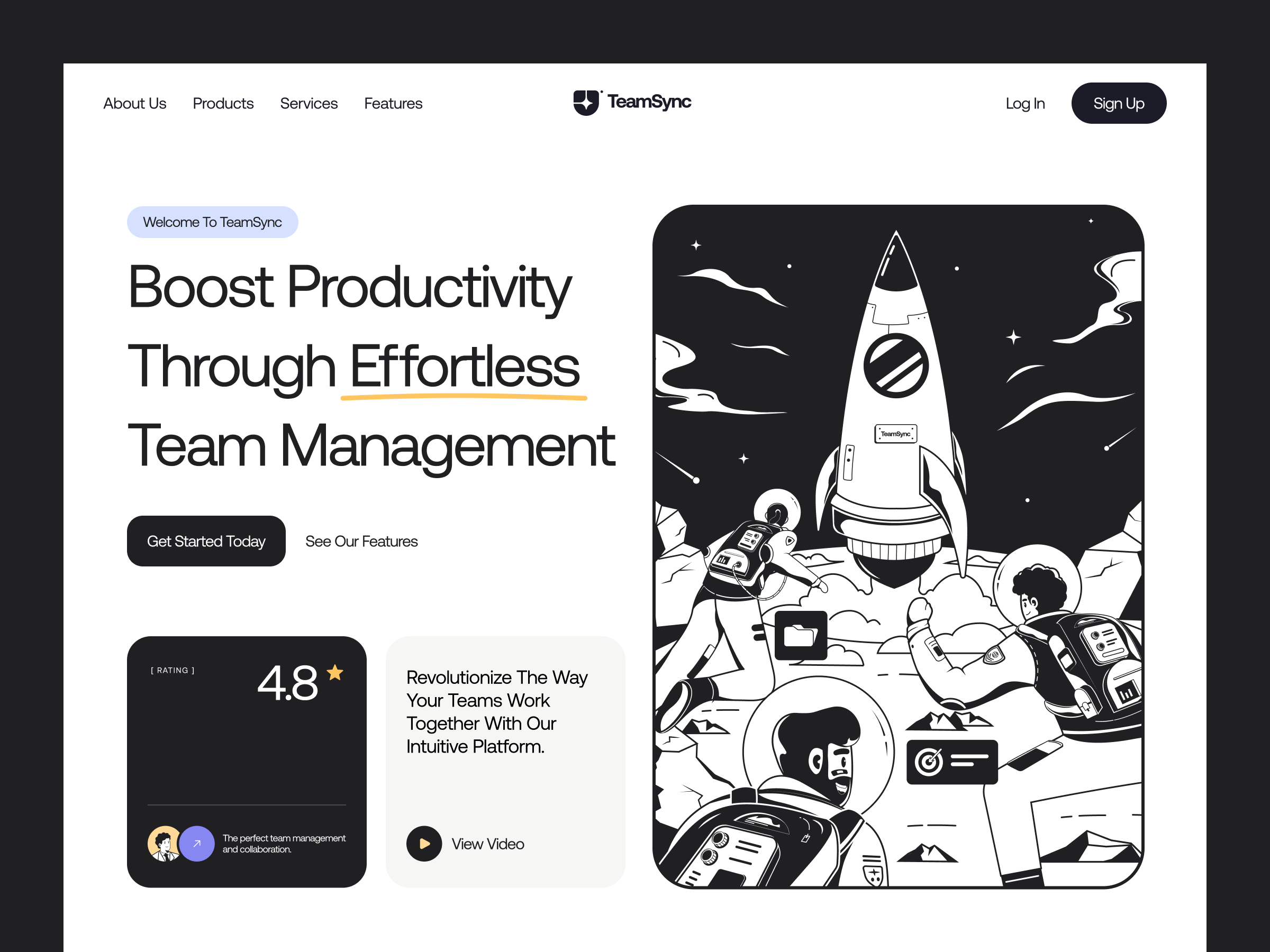 TeamSync - Team Management Platform Website by Ahmad Sulaiman for ...