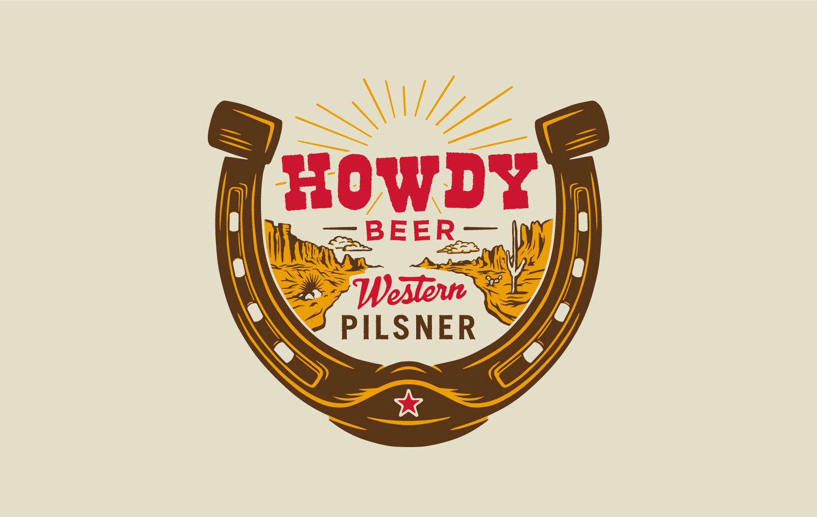 Howdy Beer TShirt Illustration by Sean Serafini on Dribbble