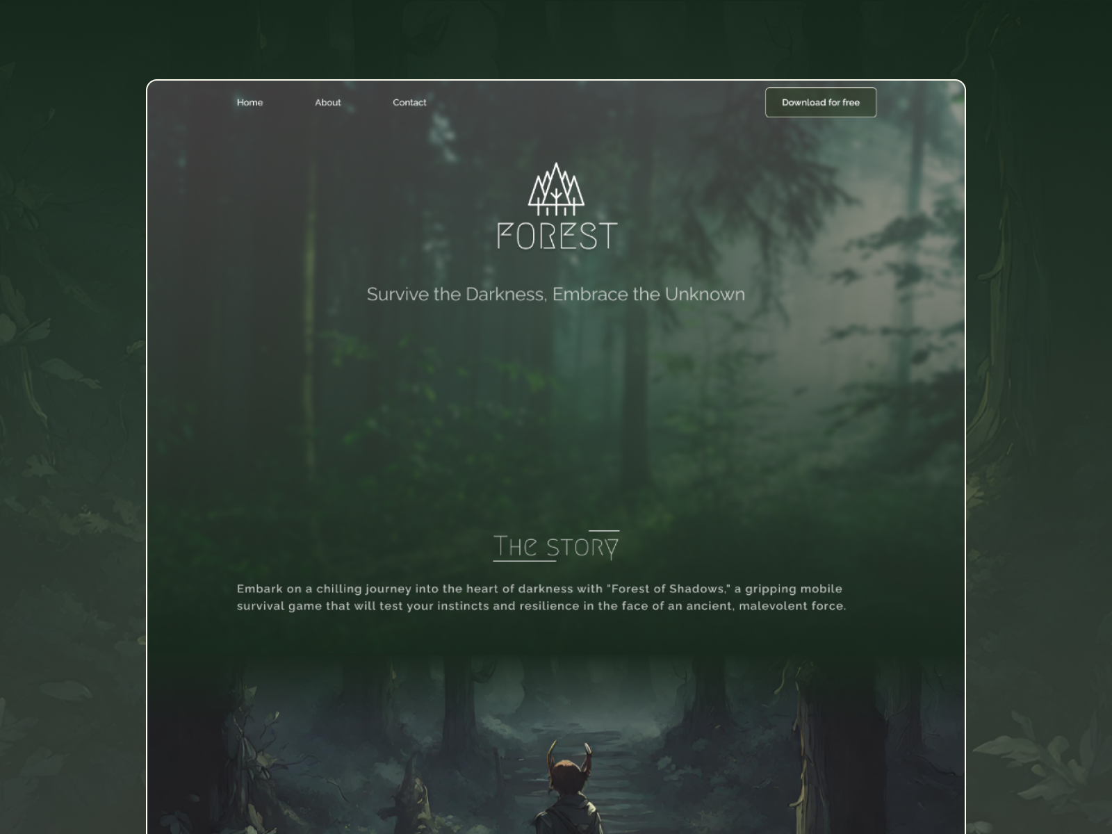Daily UI #3 Landing Page by Evelin Andirko on Dribbble
