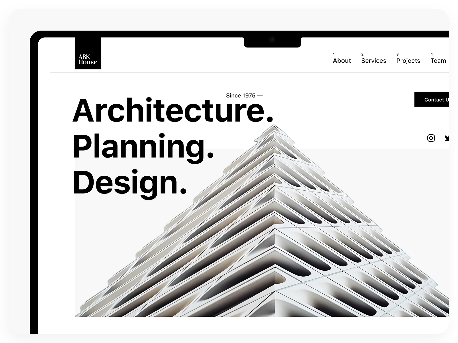 ARK House - Multi-page website - Architectural agency by Casey Spirid ... ARK House - Multi-page website - Architectural agency by Casey Spirid ...