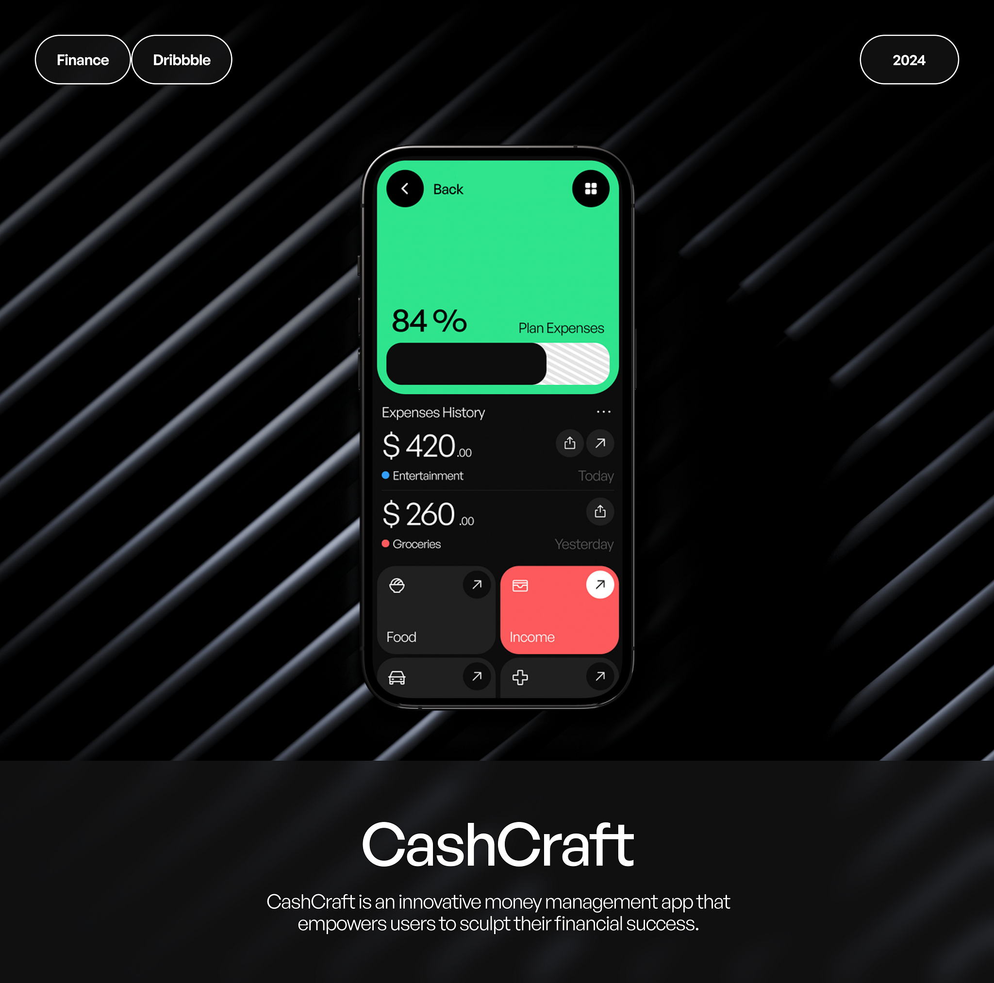 CashCraft - Money Management App by Royhan ® for One Week Wonders on ...