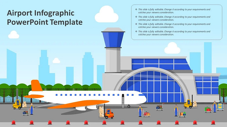 Airport Infographic Powerpoint Template By Kridha Graphics On Dribbble