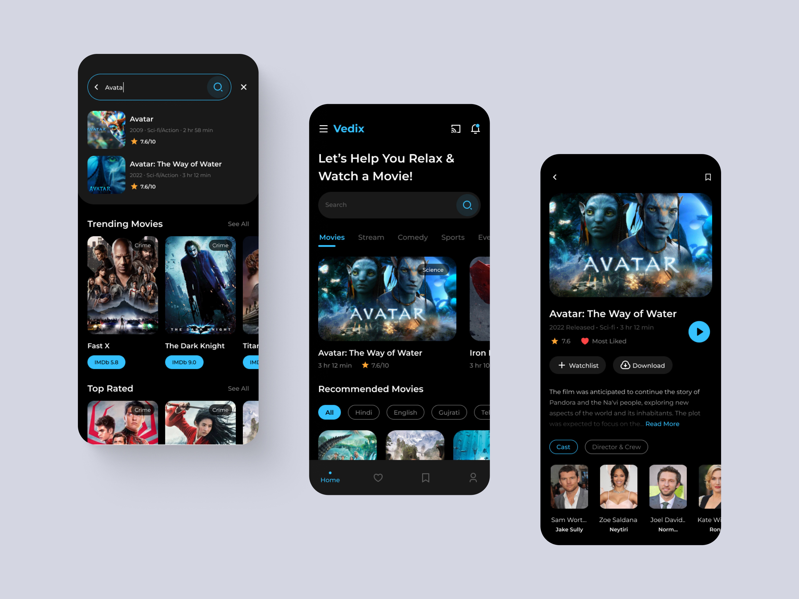 Movie App Design by Codzgarage Infotech Pvt Ltd on Dribbble