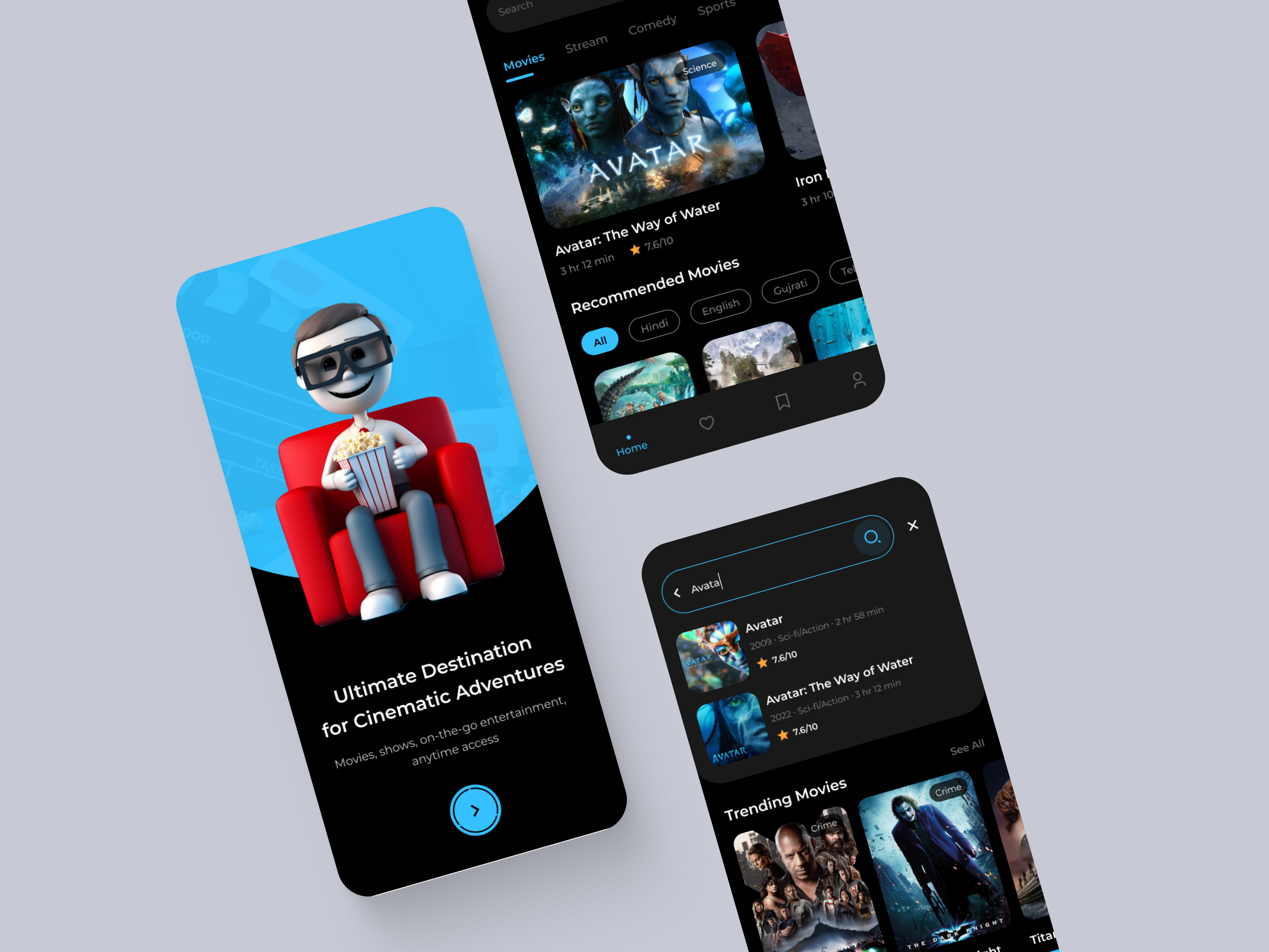 Movie App Design by Codzgarage Infotech Pvt Ltd on Dribbble