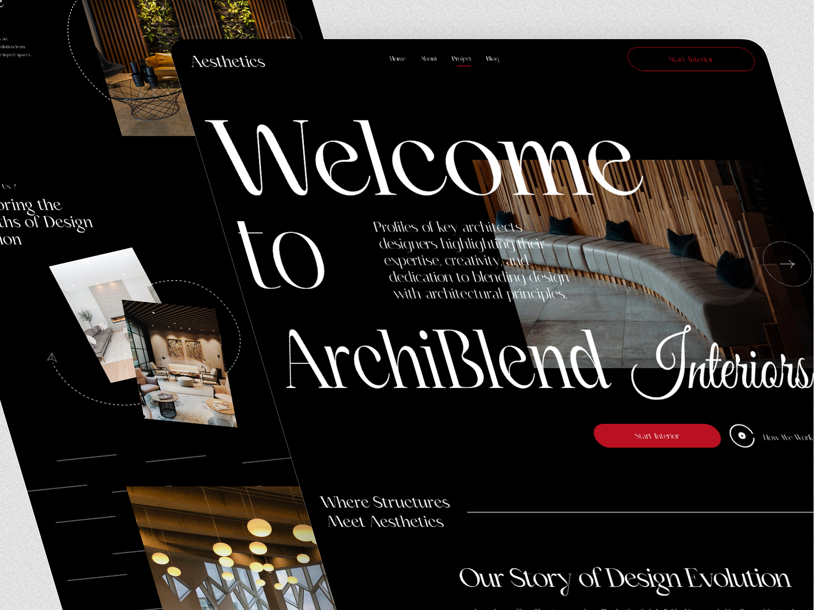 Envision Elegance Website by Farzana Rahman on Dribbble
