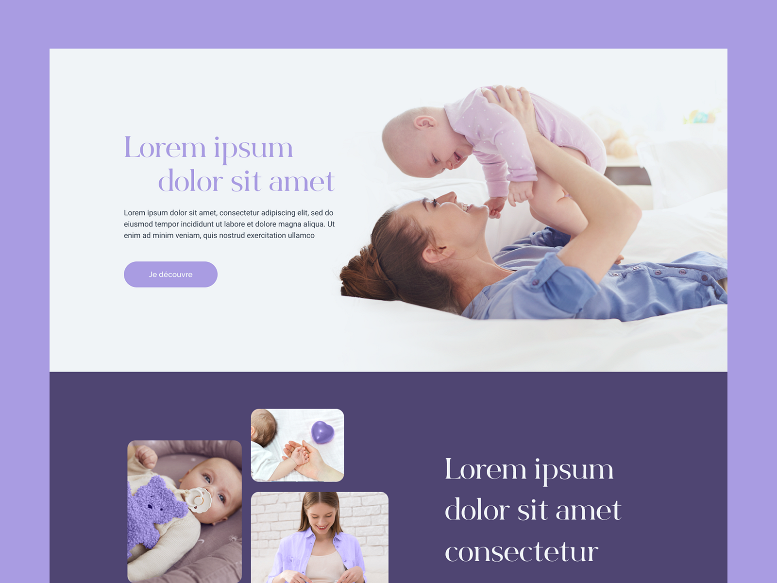 Baby Care Banner Concept by UIbyZak on Dribbble