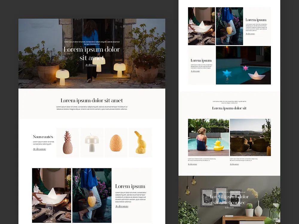 Decoration Lamps UI designs, themes, templates and downloadable graphic ...