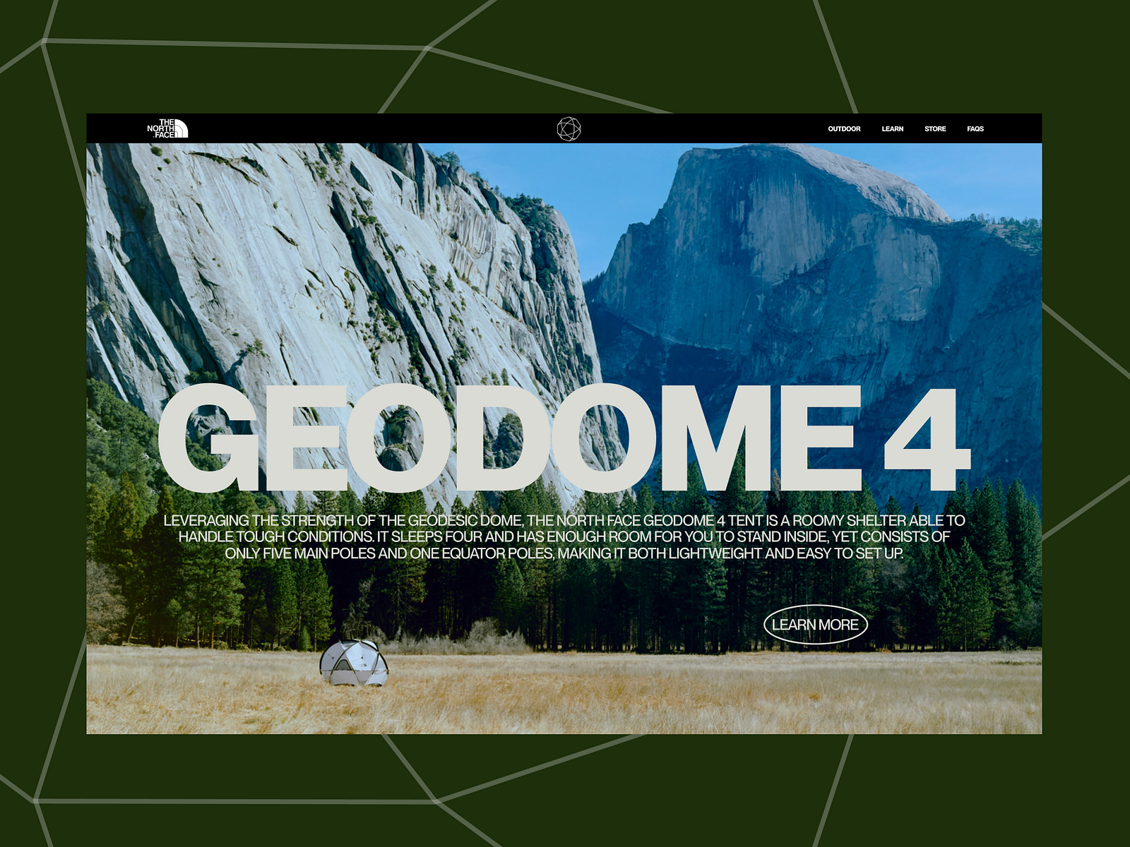 Geodome 4 [The North Face] by Chus on Dribbble