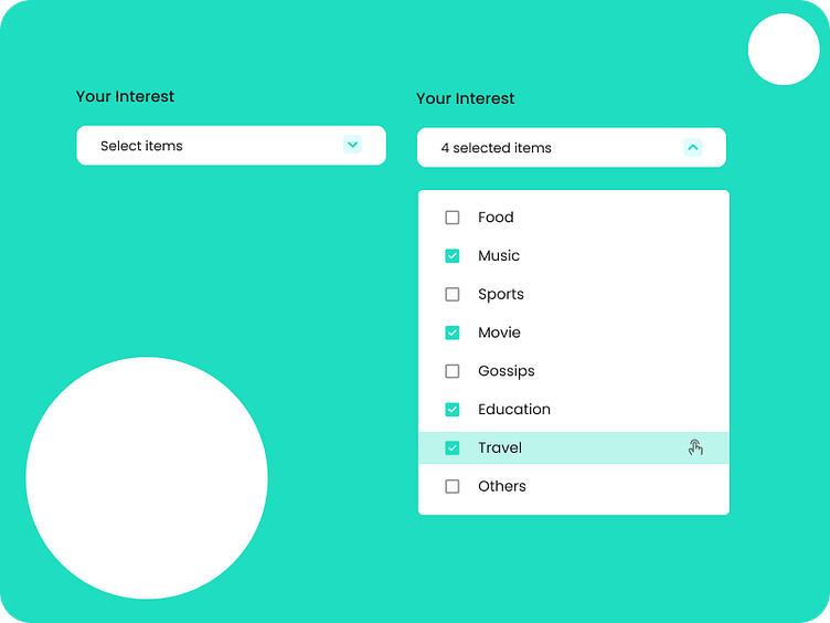 Drop down - Day 27 Daily UI Design Challenge by Chiwuzie Deborah on ...