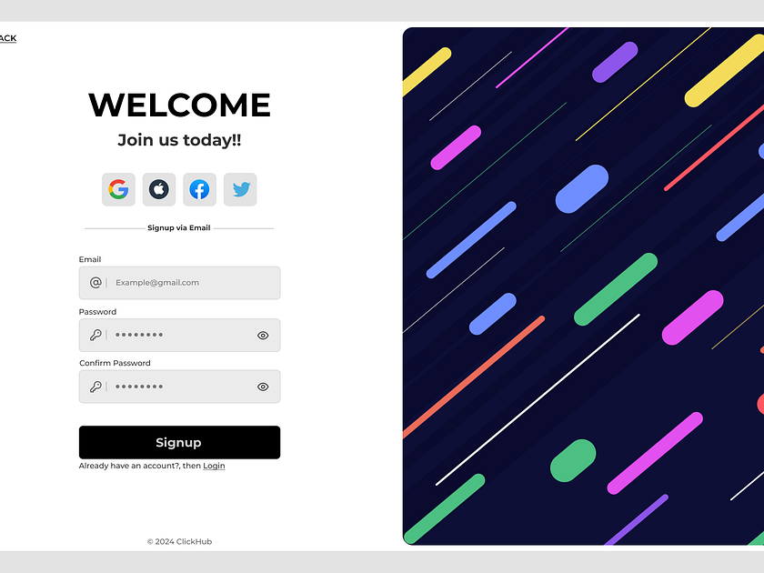 Authentication Page designs, themes, templates and downloadable graphic ...
