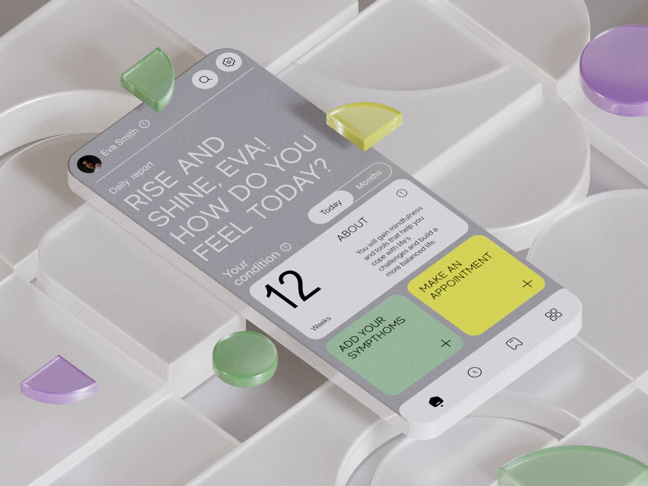 Health Tracker | Application by wannabelike on Dribbble