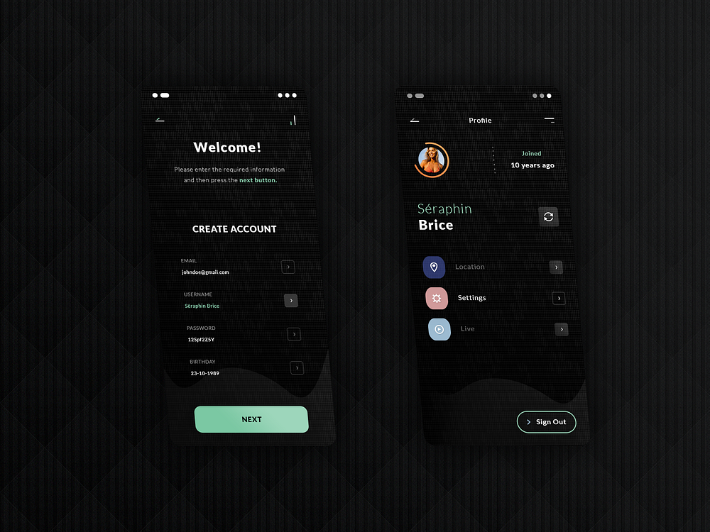 Browse thousands of Dark Theme images for design inspiration | Dribbble