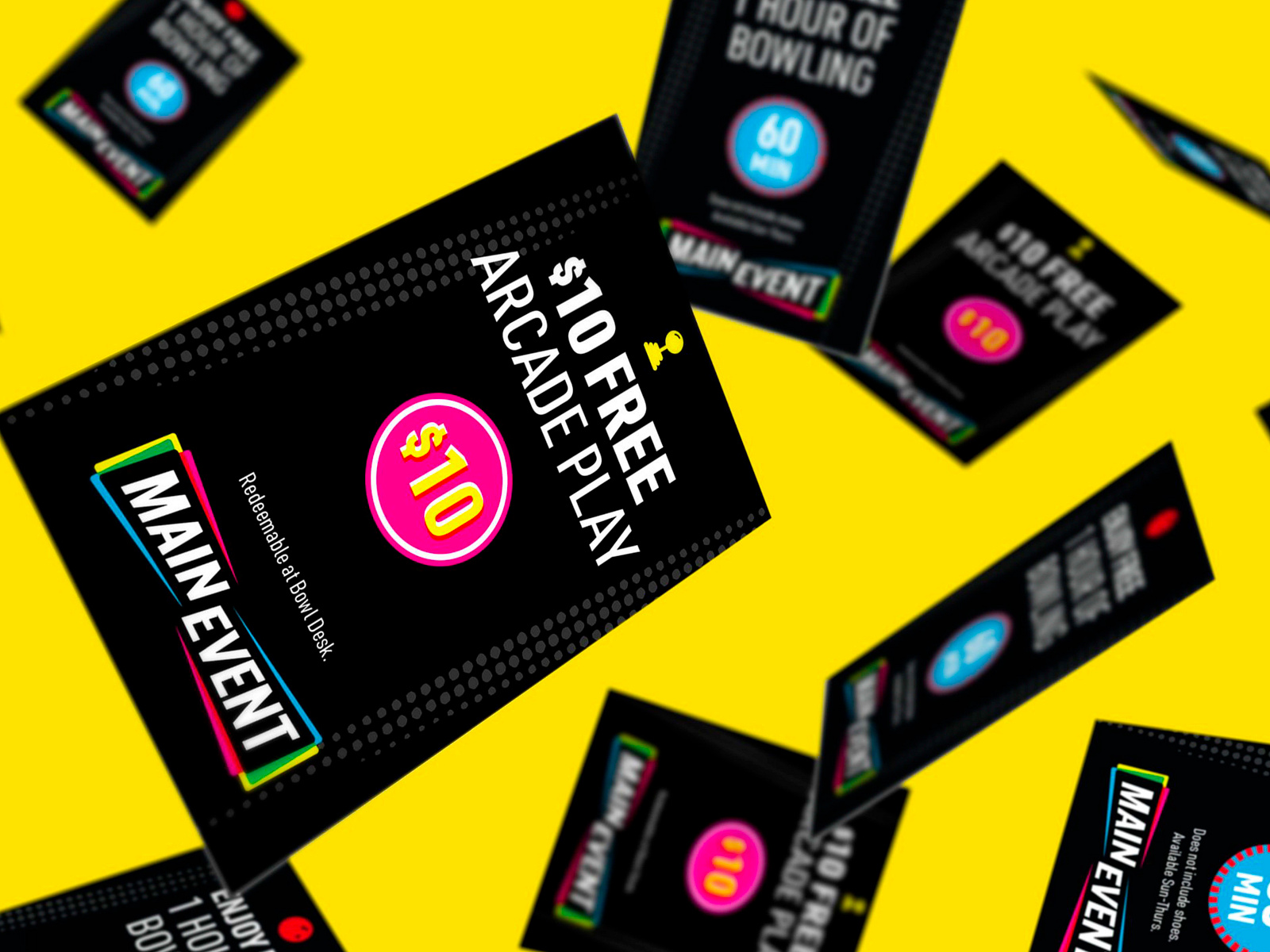 Main Event Game Cards by Kevin Garrison on Dribbble