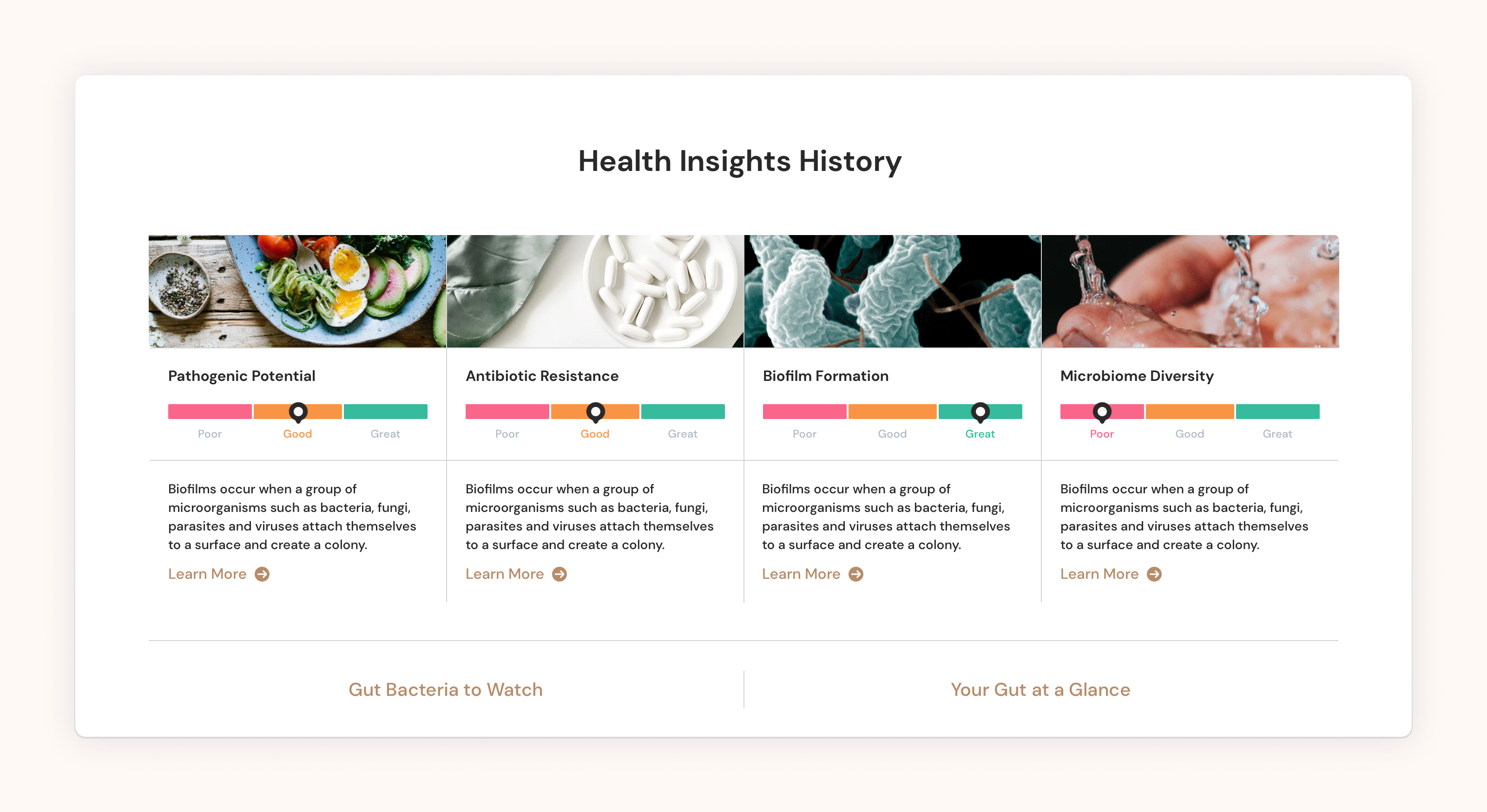Health Parameters Dashboard by Maksym Potapenko on Dribbble