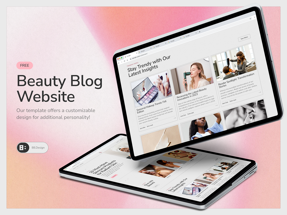 Blog Template Designs Themes Templates And Downloadable Graphic