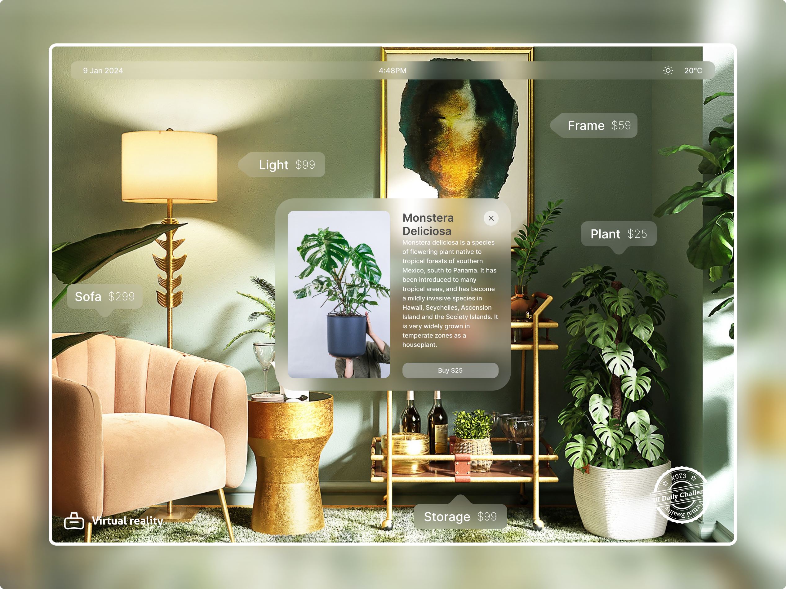 Vr UI designs, themes, templates and downloadable graphic elements on ...