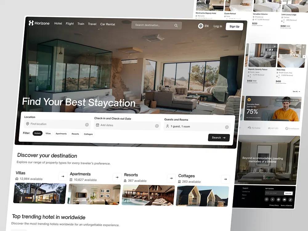 Hotel Website designs, themes, templates and downloadable graphic ...