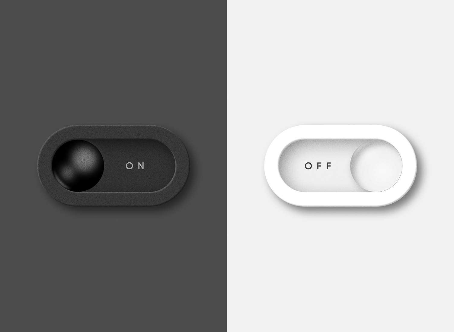 ON/OFF Switch UI Design. by Mohd Shakir Ahmad on Dribbble