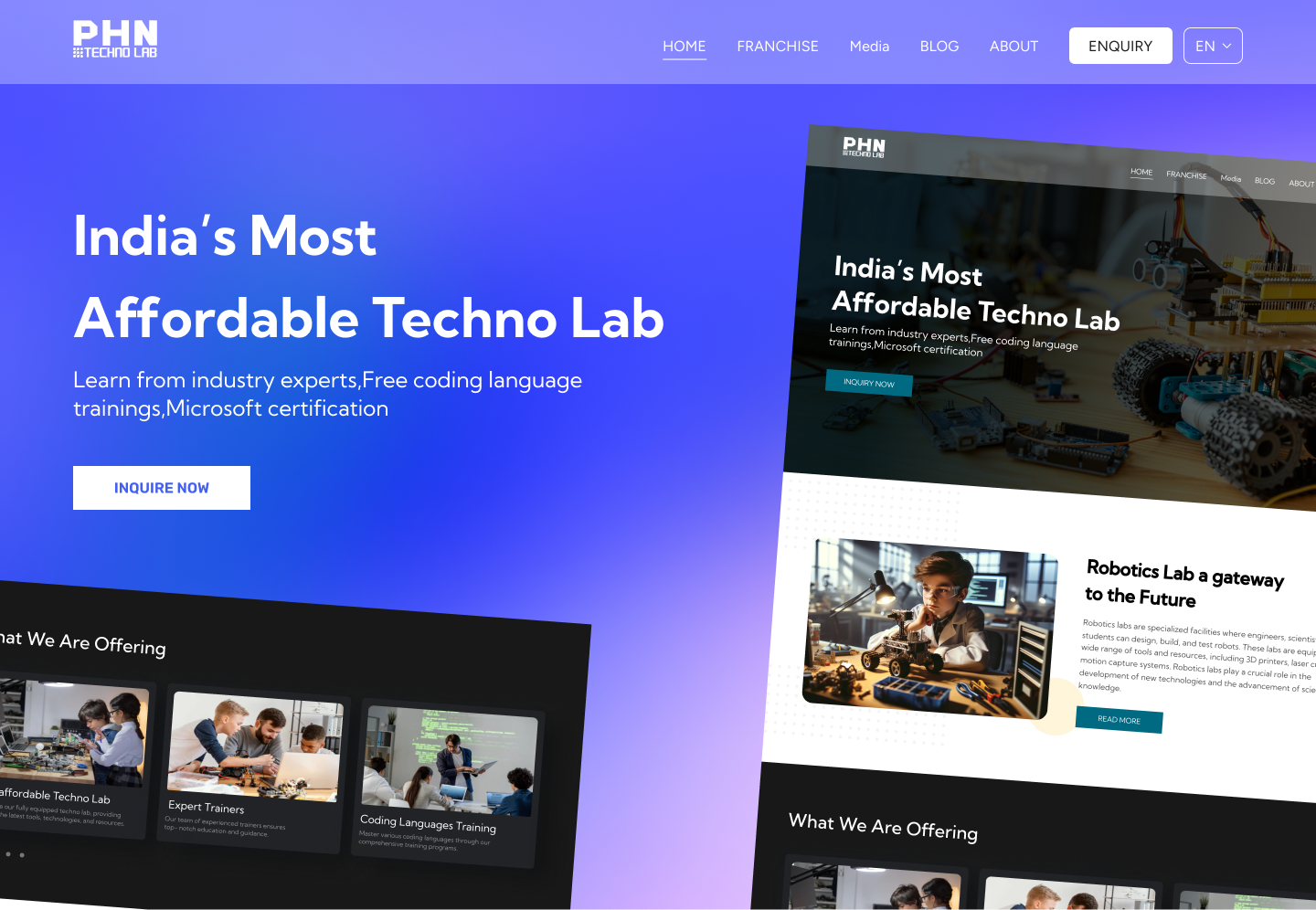 PHN Techlab by Ritesh Kale on Dribbble