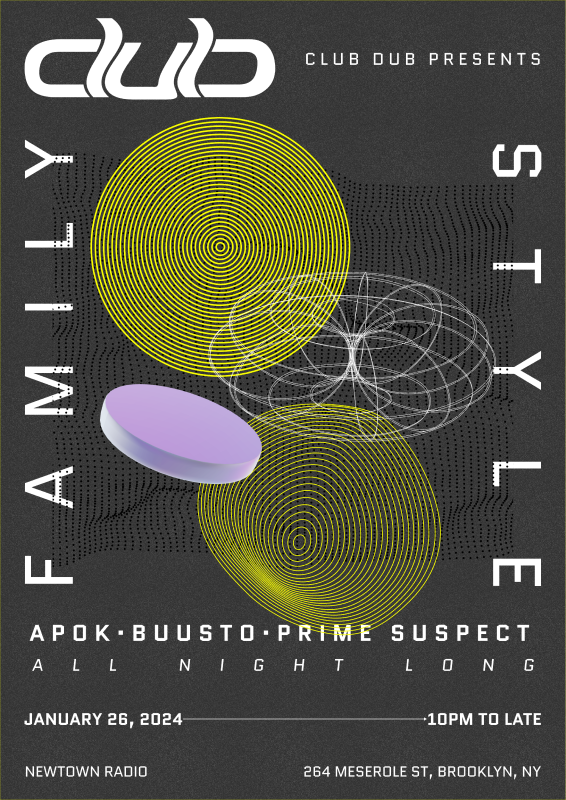 Club Dub Presents: Family Style by Tracy Lee on Dribbble