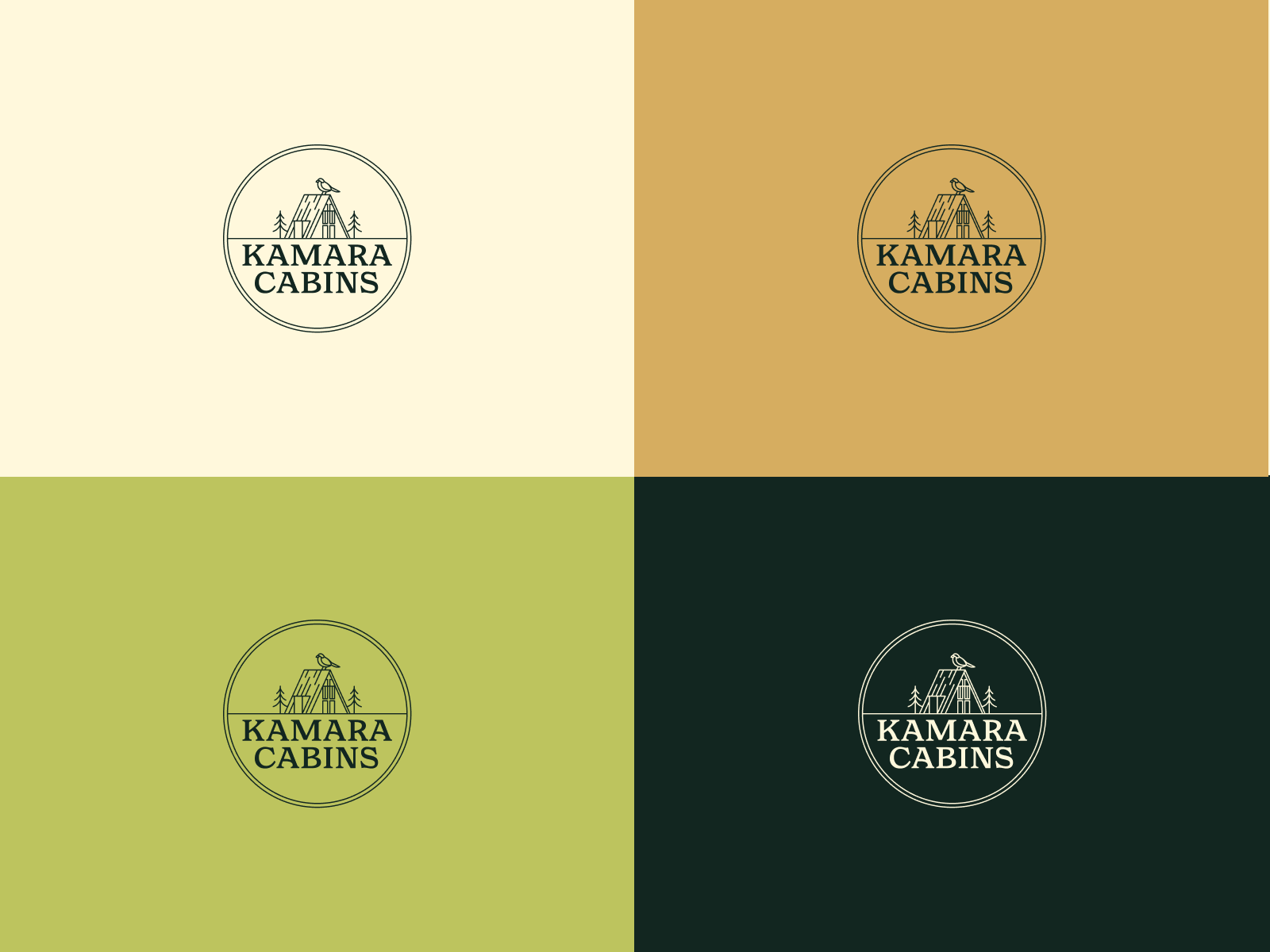 🏡Kamara Cabins by Whales Branding on Dribbble