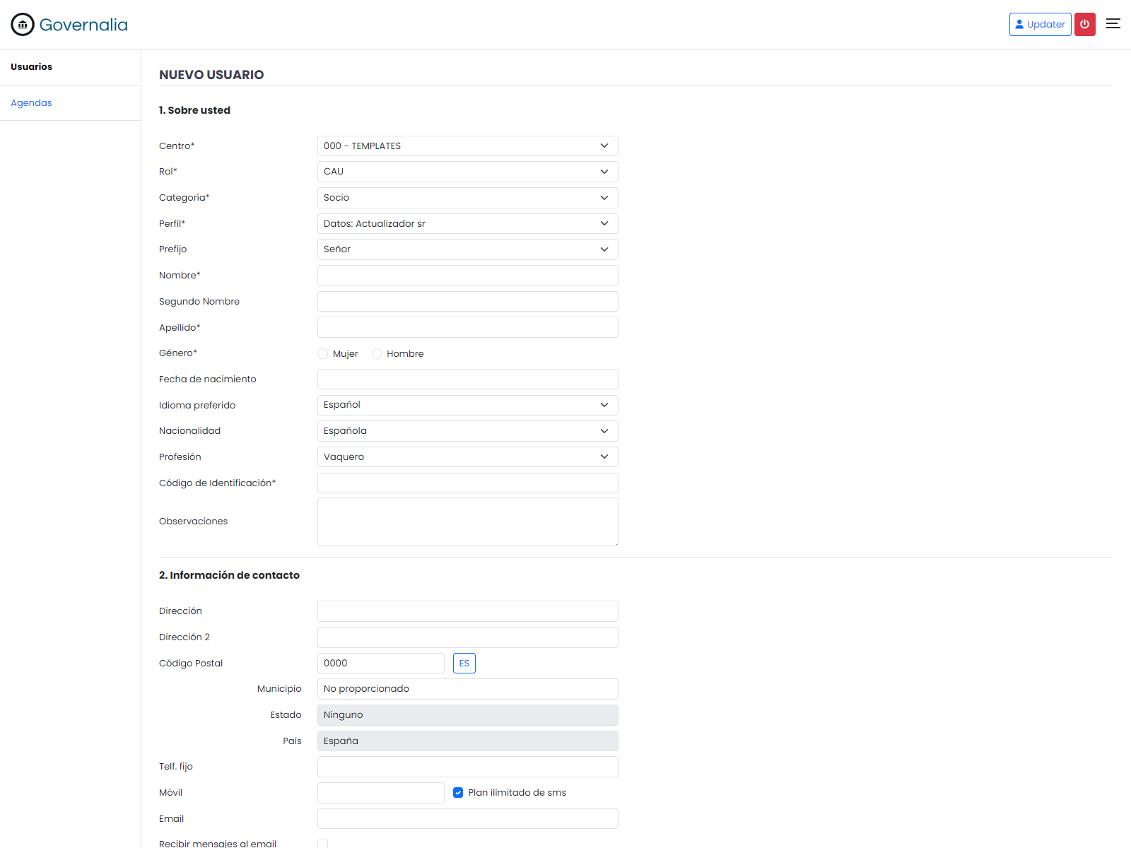 Portal with Bootstrap by David Artista on Dribbble