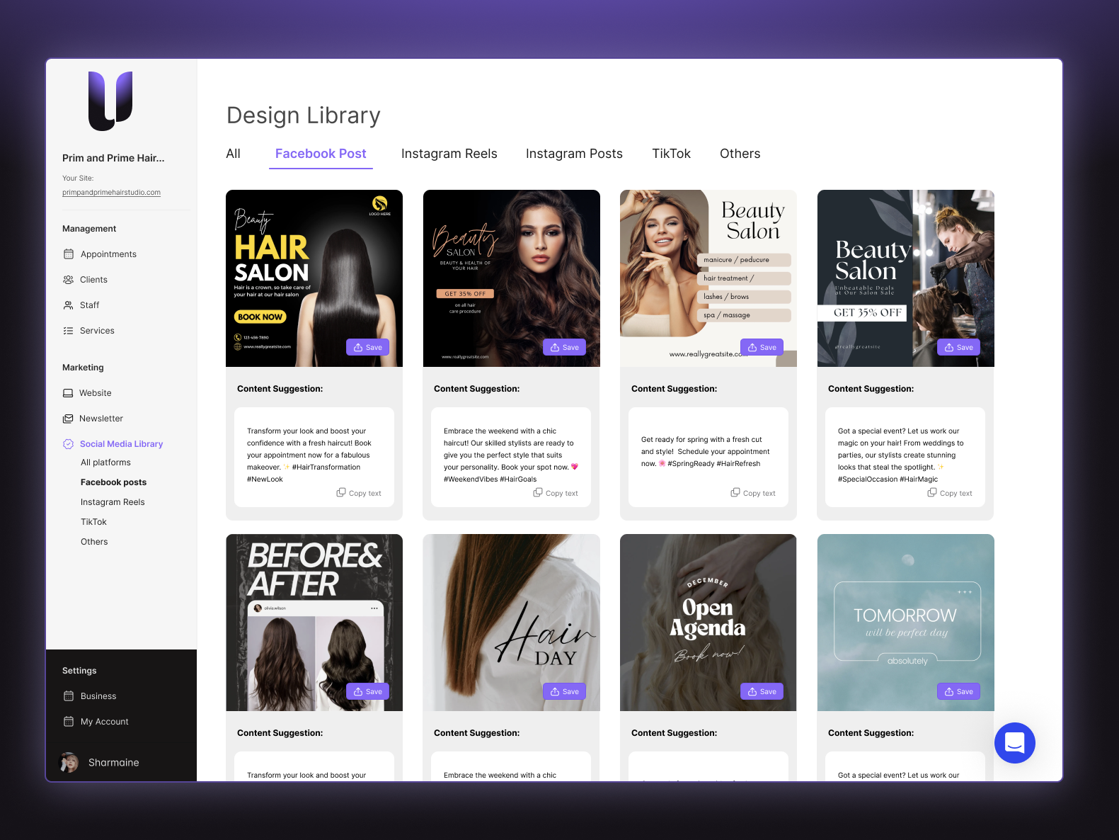 Design Library Dashboard Design by Taly Martins on Dribbble