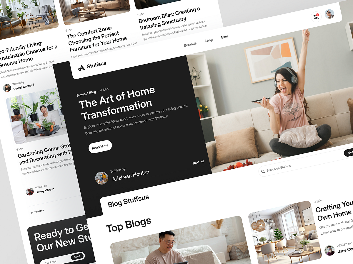 Blog Page designs, themes, templates and downloadable graphic elements ...