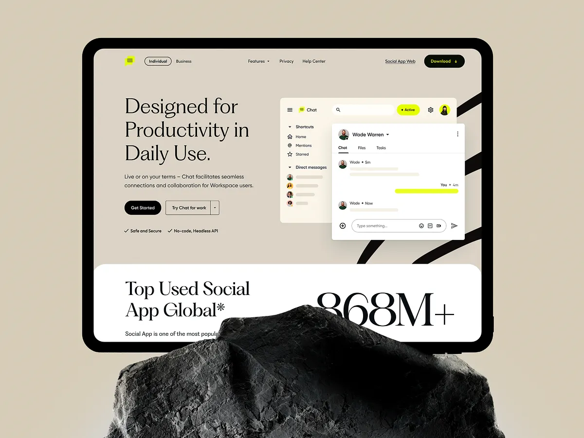 Messaging App designs, themes, templates and downloadable graphic ...