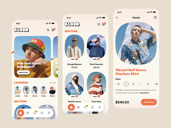E-Commerce App by Orix Creative on Dribbble