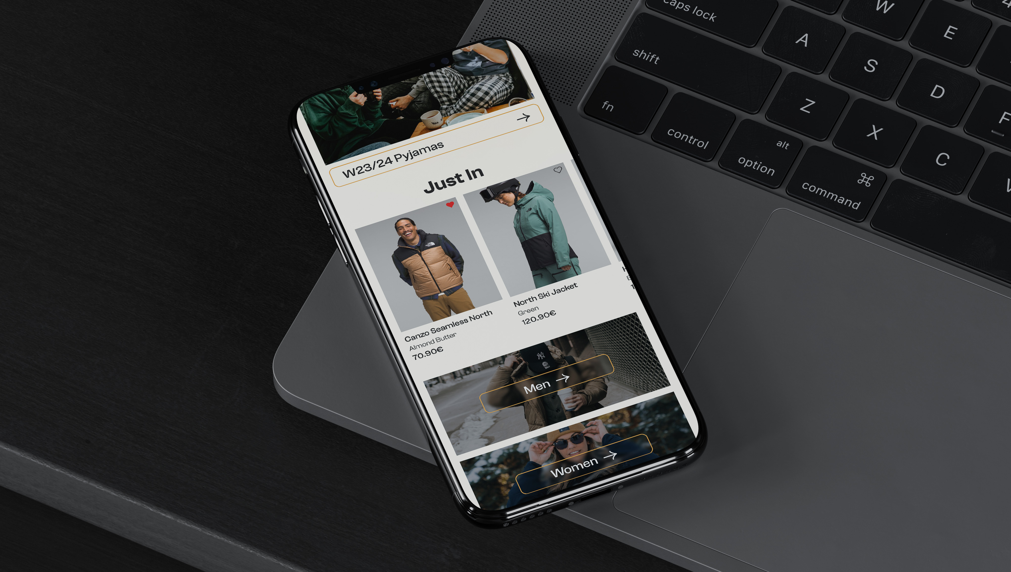 Clothes Landing Page - UI/UX by URAN on Dribbble